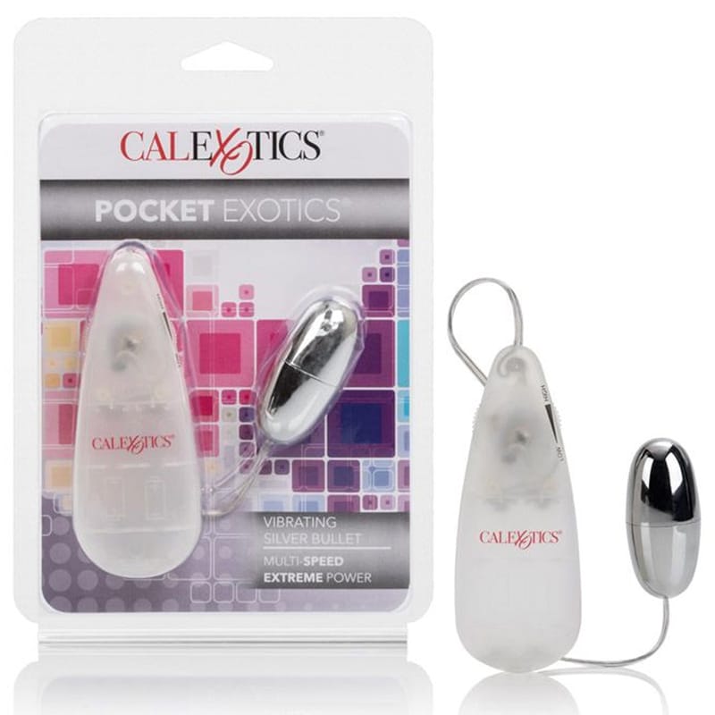 Pocket Exotics Silver Bullet Vibrator | Satisfaction.com