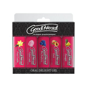 GoodHead Oral Delight Gel 1oz 5 Pack, Doc Johnson | Satisfaction.com
