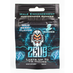 Zeus Plus Gummies Male Enhancement Wild Berry 2 Pack | Satisfaction.com